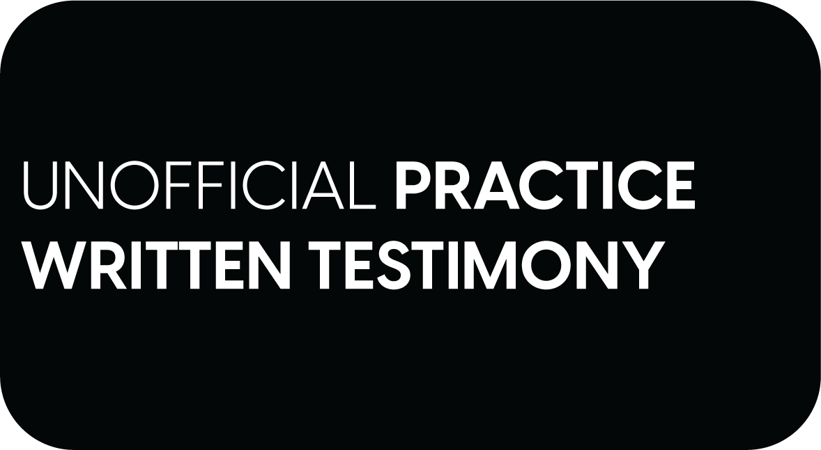Written Testimony (PRACTICE) - Family Policy Institute of Washington